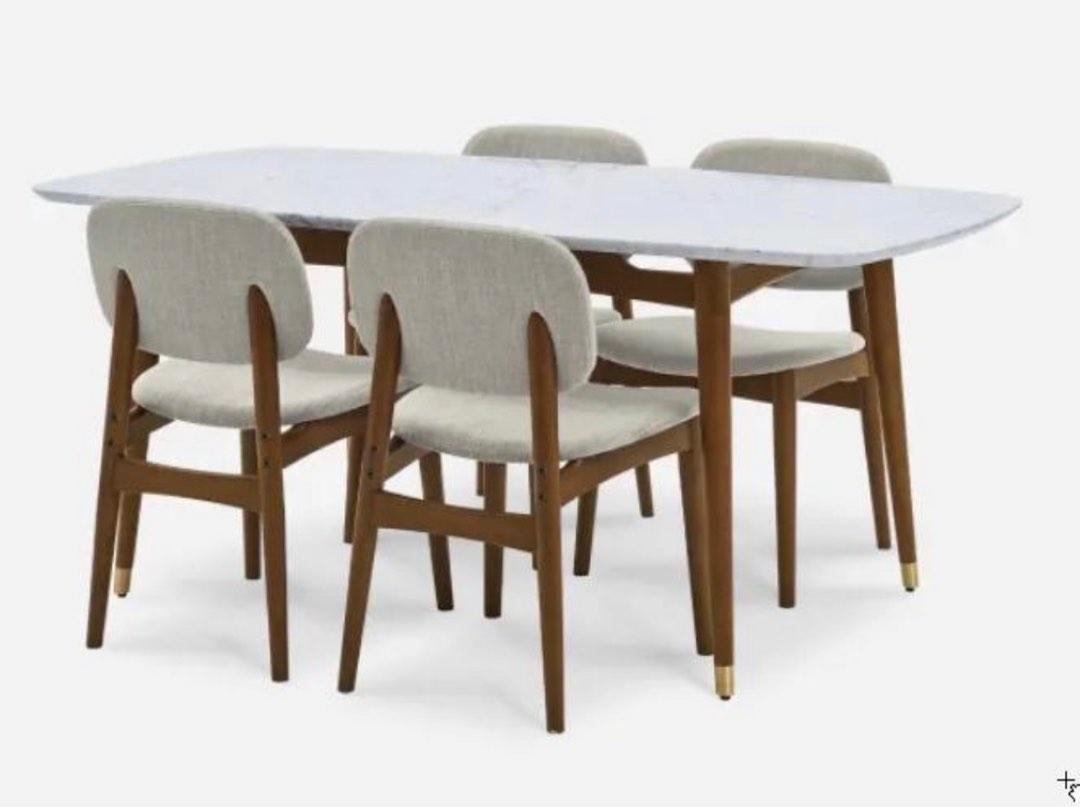 Castlery - Kelsey Marble Dining Table, Furniture & Home Living ...