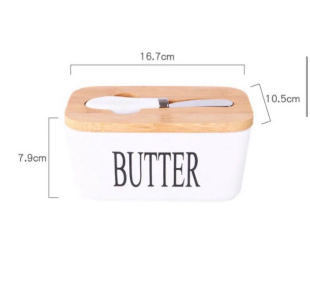Ceramic Butter Box, Furniture & Home Living, Kitchenware & Tableware ...