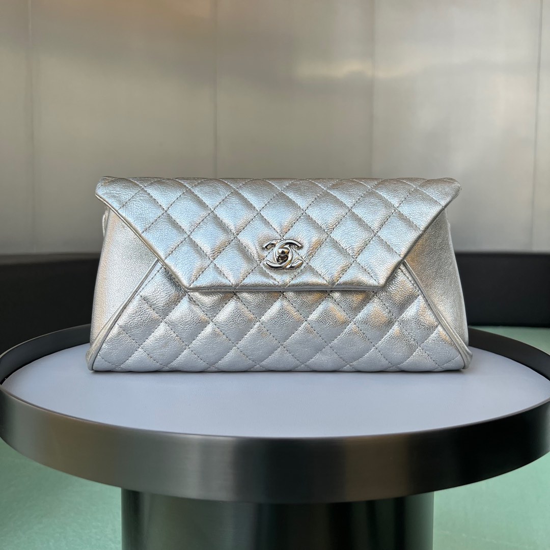 Chanel Envelope Clutch, Luxury, Bags & Wallets on Carousell