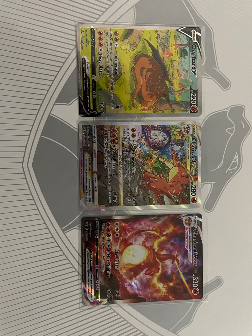 Charizard UPC Promo Cards of 3, Hobbies & Toys, Toys & Games on Carousell