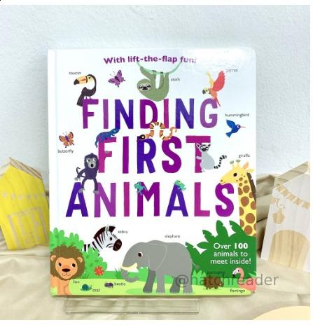 Children Book FINDING FIRST WORDS FIRST ANIMALS 100 WORDS LIFT THE FLAP ...