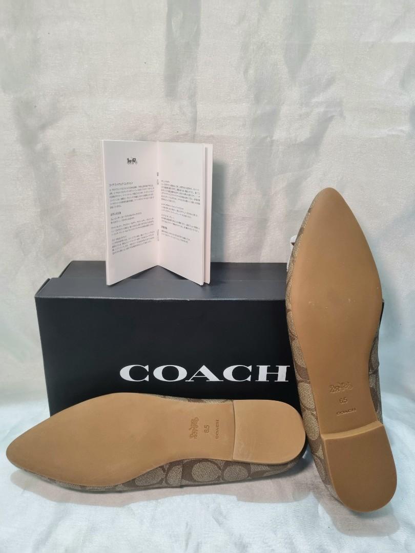 Coach Annabel Signature Ballet, Women's Fashion, Footwear, Flats ...
