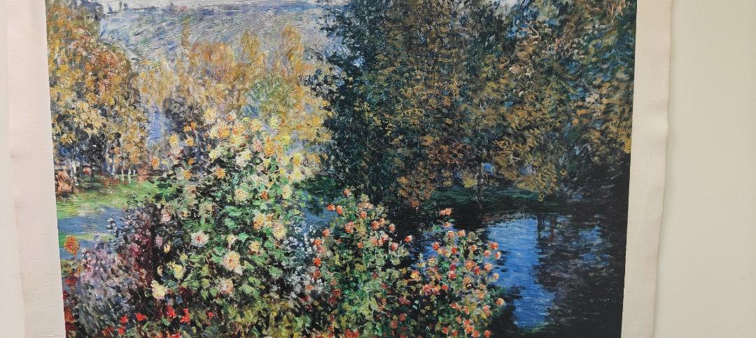 COIN DE JARDIN A MONTGERON By Claude Monet (1840 - 1926) Reproduction ...