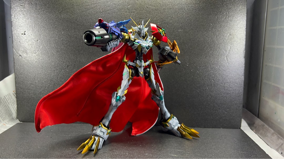 Custom painted figure rise standard omegamon antibody x, Hobbies & Toys ...