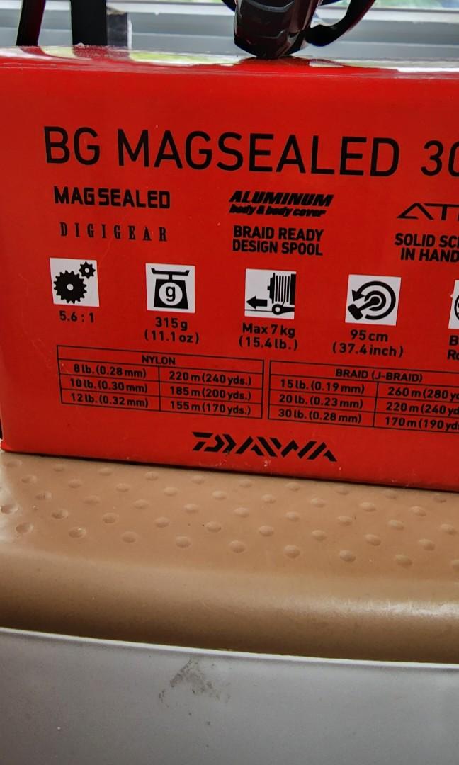 Daiwa Bg3000 magseal, Sports Equipment, Fishing on Carousell