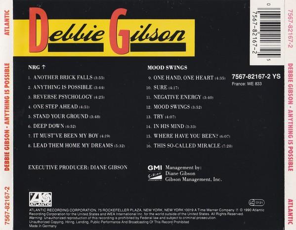 Debbie Gibson ANYTHING IS POSSIBLE CDR, Hobbies & Toys, Music & Media ...