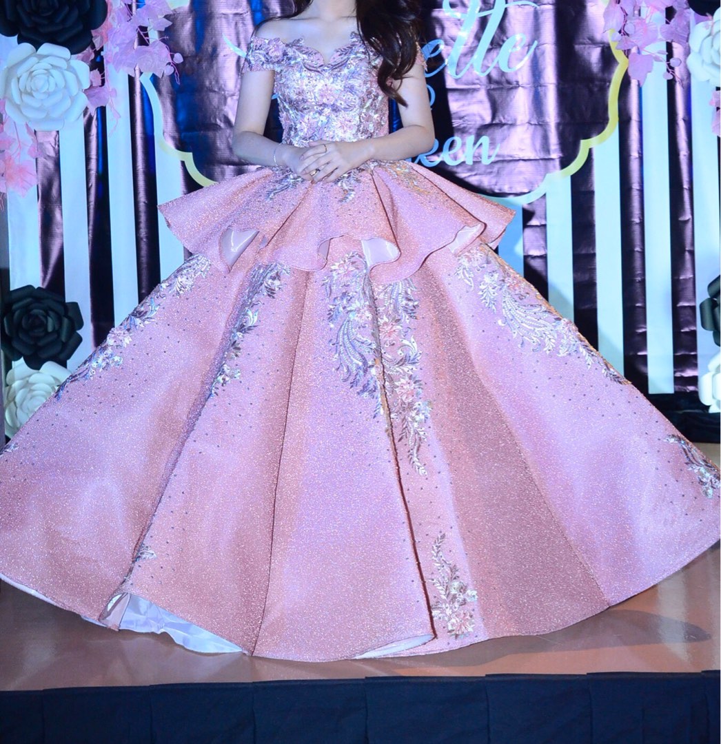 Debut gown, Women's Fashion, Dresses & Sets, Evening dresses & gowns on ...
