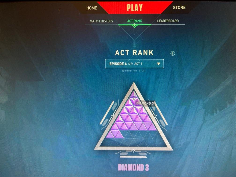 Diamond 3 Ranked 19/20 AGENTS UNLOCKED Diamond Gun Buddy Valorant Smurf ...