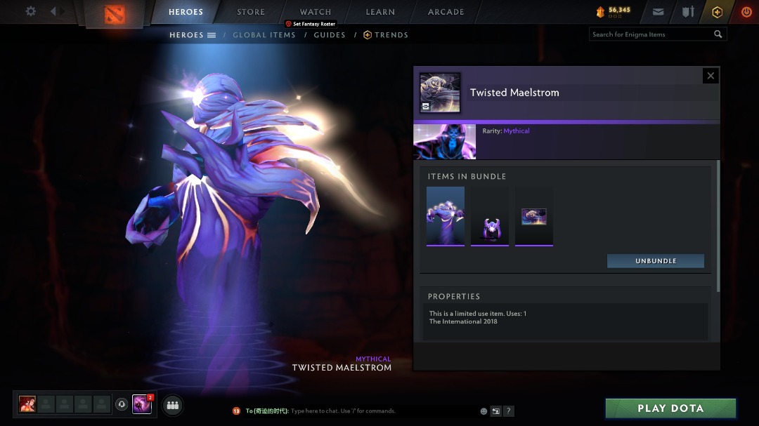 Dota 2 - Enigma Twisted Maelstrom, Video Gaming, Gaming Accessories, In ...
