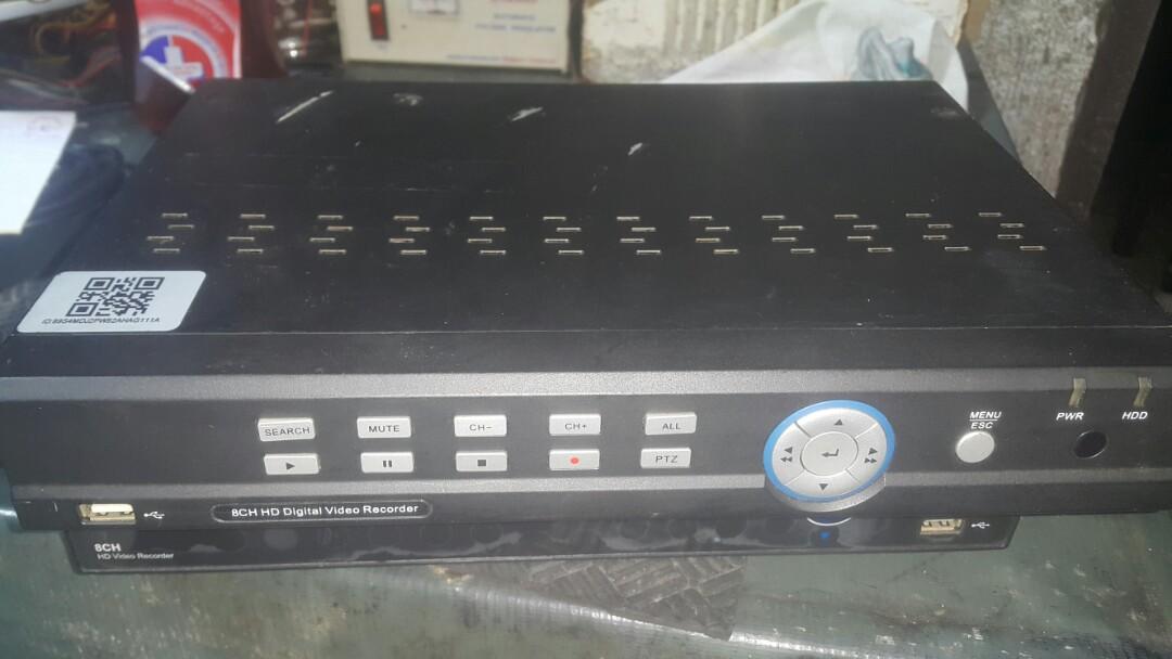 DVR 8 CHANNEL Model: dvr-8AHDP100, TV & Home Appliances, Other Home ...