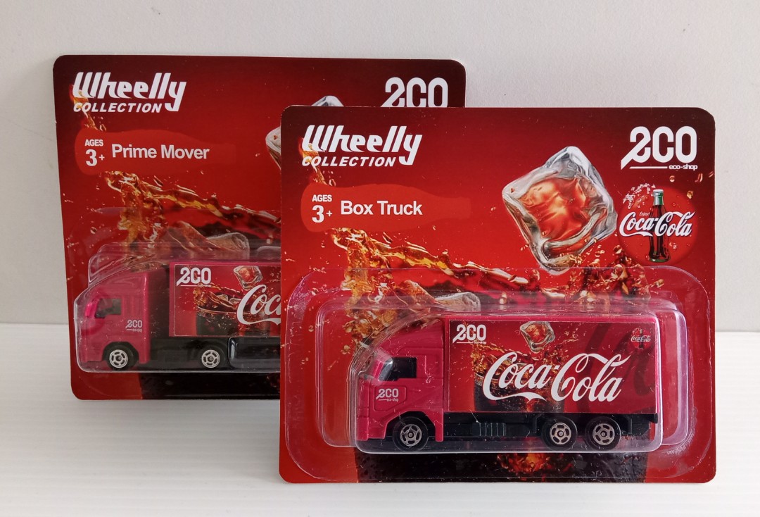 Eco Shop Lori Custom Coke design Box Truck Prime Mover Set of 2 ...