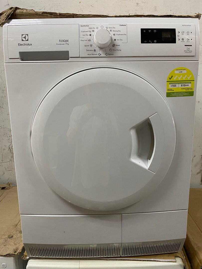 Electrolux 7kg Condenser Dryer, TV & Home Appliances, Washing Machines ...