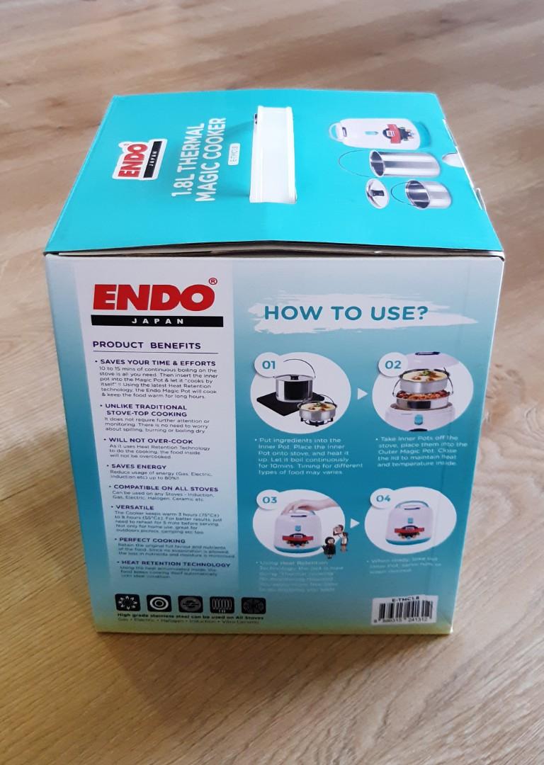 ENDO 1.8L Thermal Magic Cooker ☆ ENDO Cooker ☆ Thermal Pot ☆ ENDO Pot ...