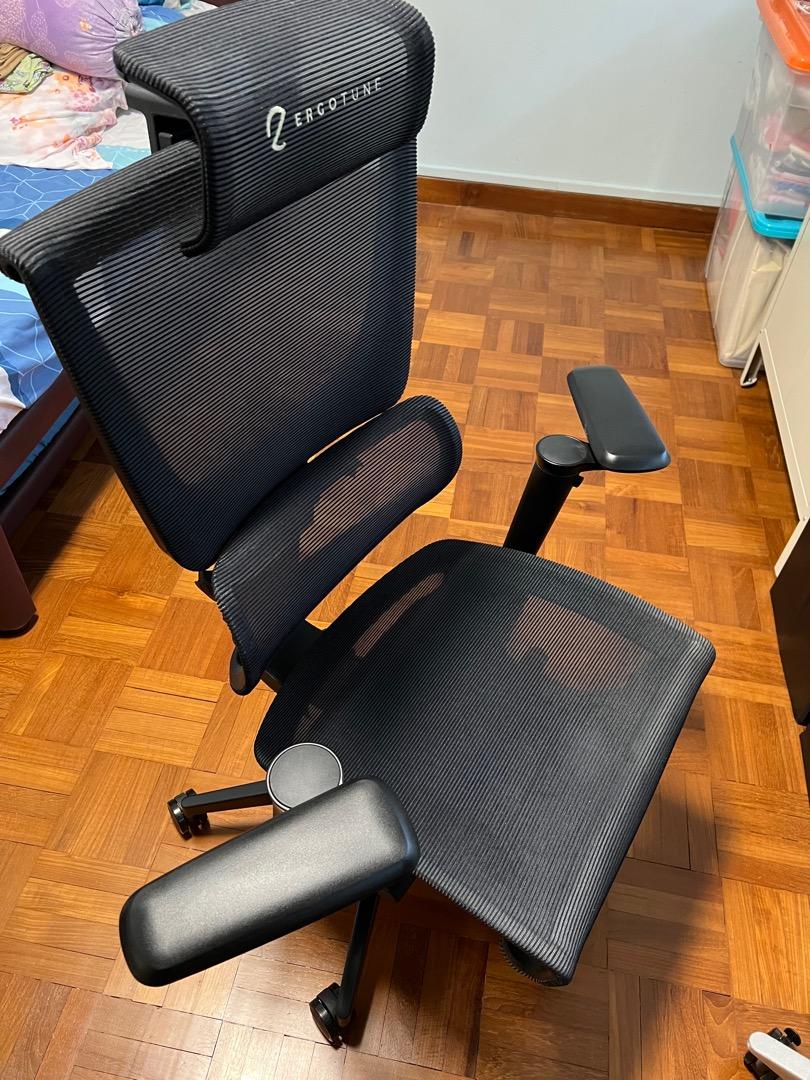 Ergotune Supreme V3 Black, Furniture & Home Living, Furniture, Chairs ...