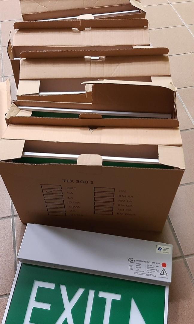 Exit Sign ..(led) ..psb approved left and right arrow, Everything Else ...