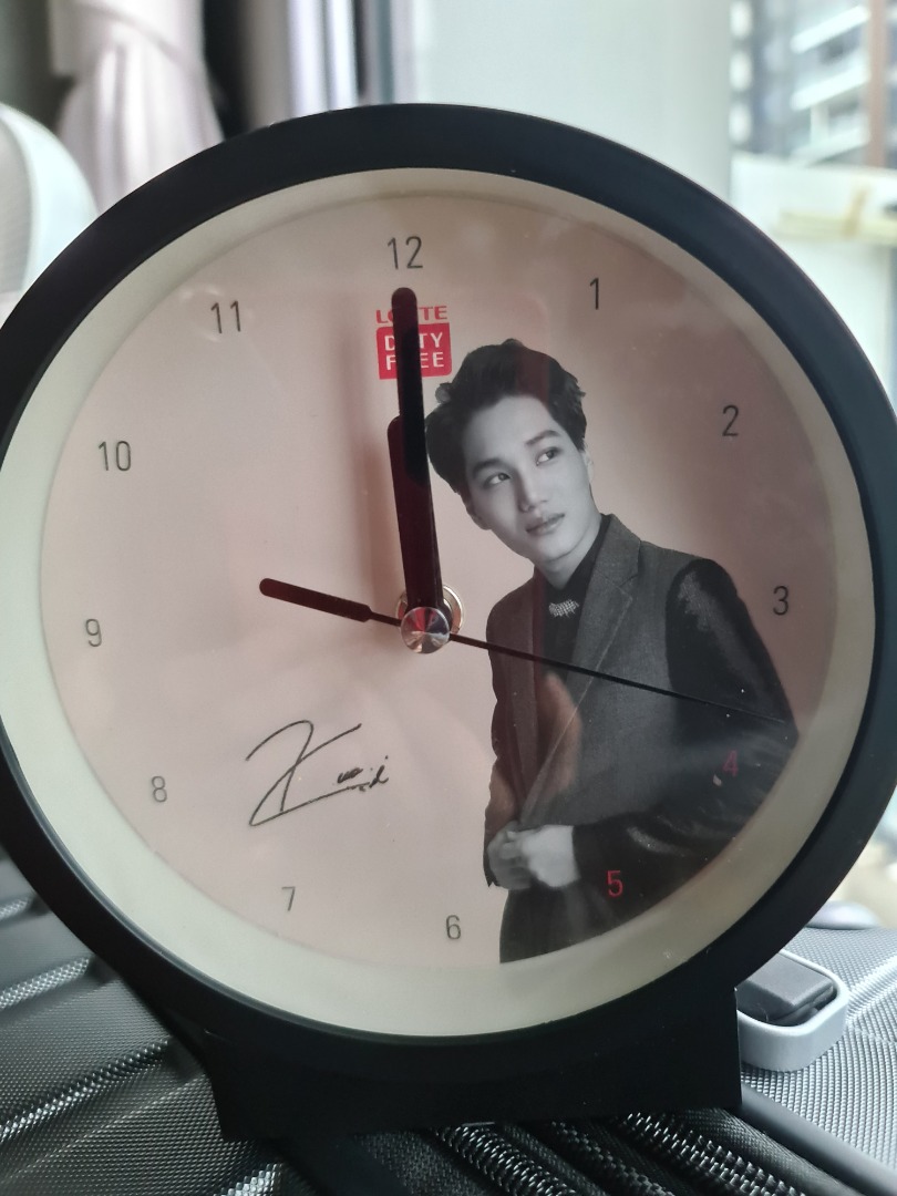Exo Kai clock, Mobile Phones & Gadgets, Other Gadgets on Carousell