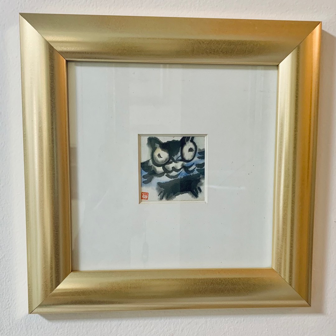 Famous China Artist Ink Paintings - Overwhelming Owl, Hobbies & Toys ...