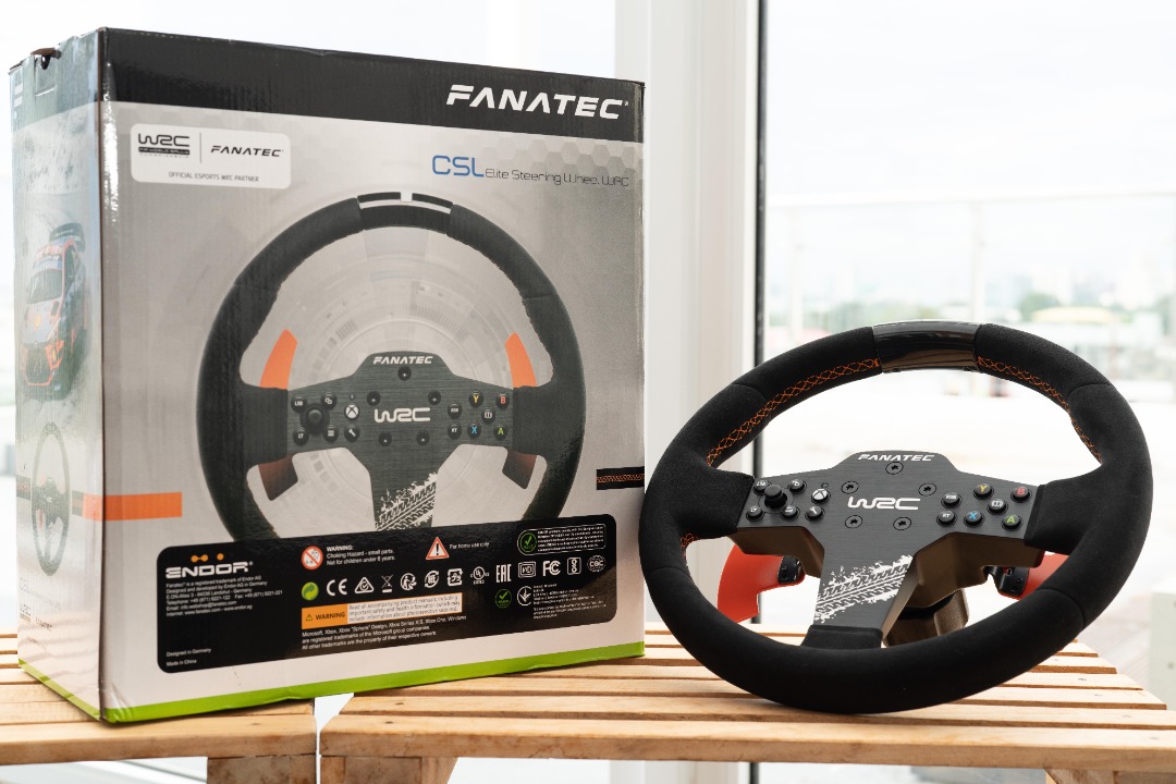 Fanatec CSL WRC Steering Wheel, Video Gaming, Gaming Accessories ...