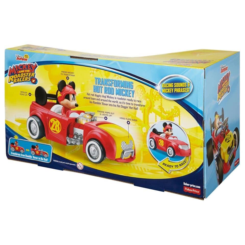 Fisher-Price Disney Mickey & the Roadster Racers, Transforming Hot Rod ...