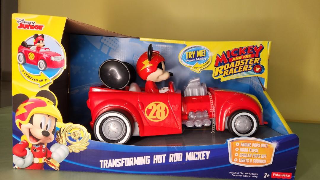 Fisher-Price Disney Mickey & the Roadster Racers, Transforming Hot Rod ...