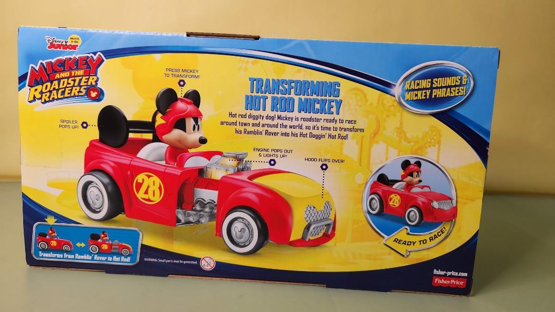 Fisher-Price Disney Mickey & the Roadster Racers, Transforming Hot Rod ...