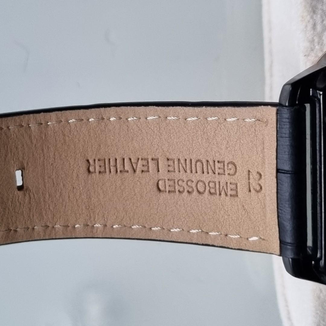 FOSSIL Automatic Black Leather Watch, Luxury, Watches on Carousell