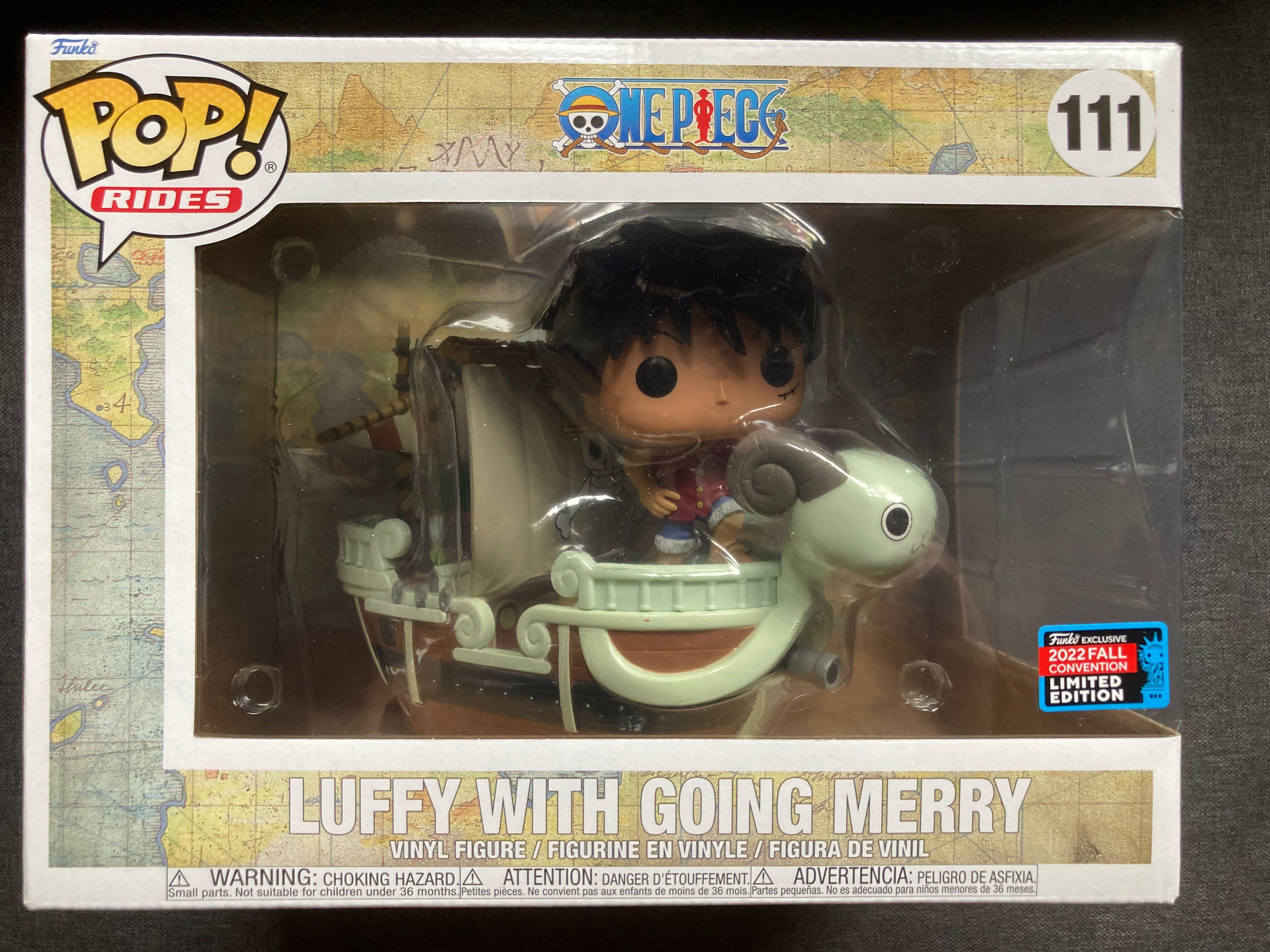 Funko Luffy With Going Merry, Hobbies & Toys, Toys & Games on Carousell