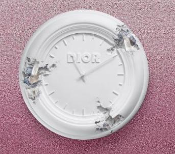 Future Relics Daniel Arsham Dior Kim Jones telephone clock basketball ...