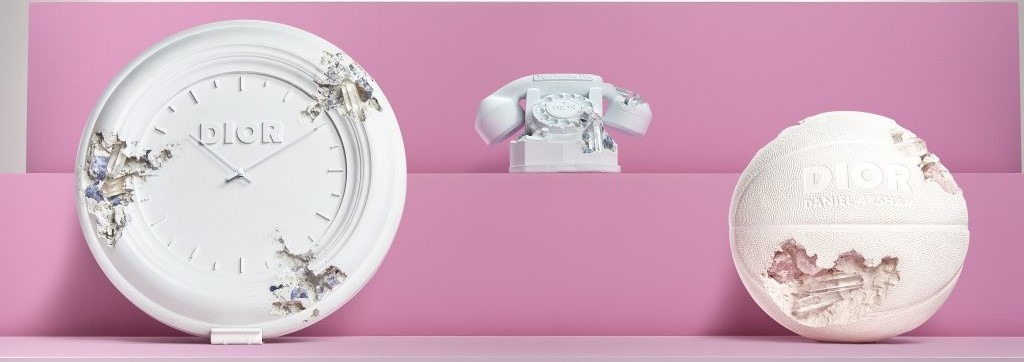 Future Relics Daniel Arsham Dior Kim Jones telephone clock basketball ...