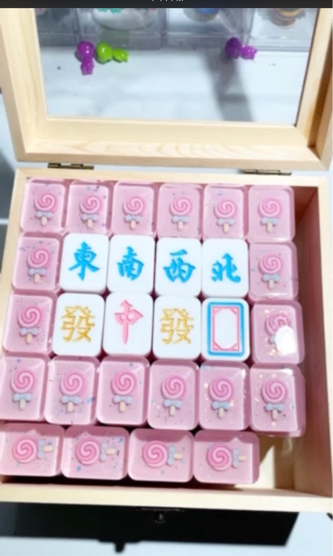 Handmade Mahjong set, Hobbies & Toys, Toys & Games on Carousell