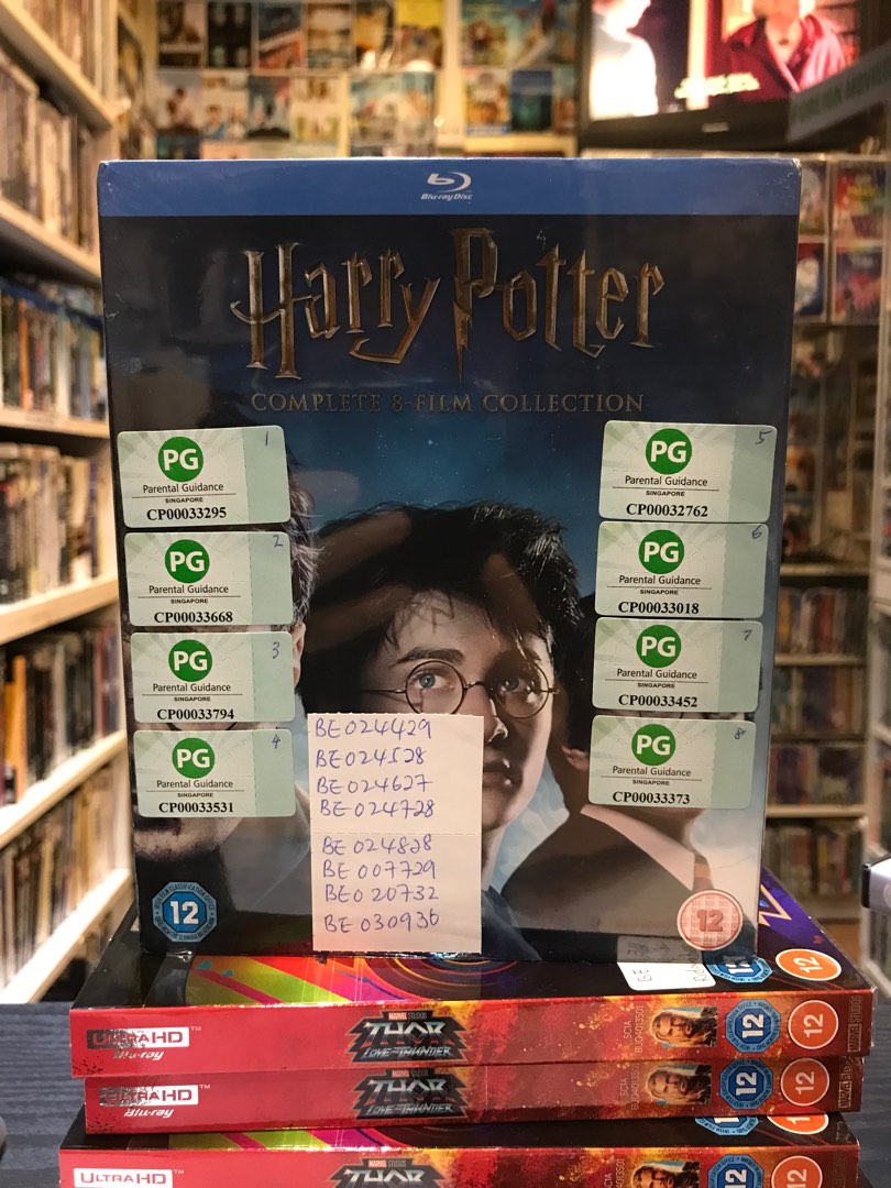 HARRY POTTER COMPLETE 8 FILM COLLECTION, Hobbies & Toys, Music & Media ...