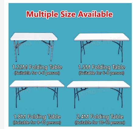 HDPE Portable Folding Table Travel Outdoor Foldable Tables Study Table ...