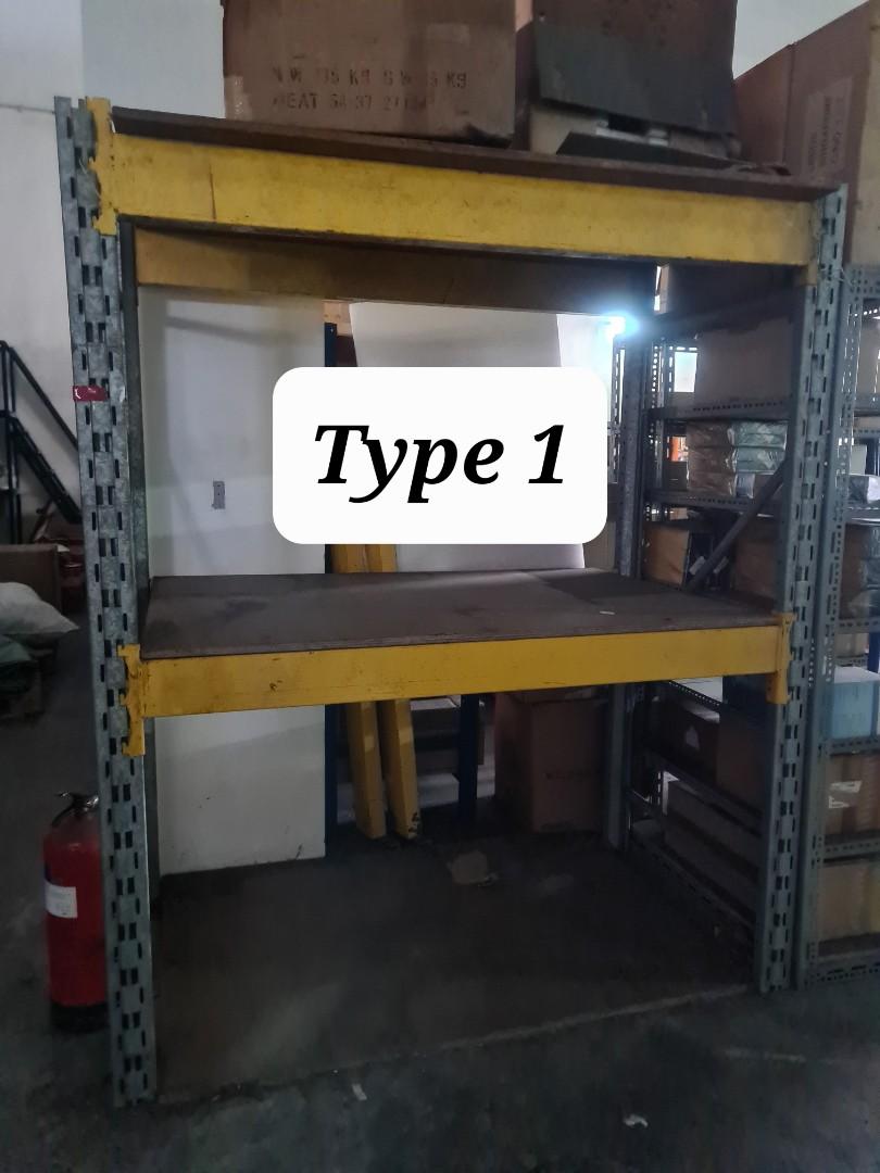 Heavy Duty Metal Racks / Industrial & Home, Furniture & Home Living ...