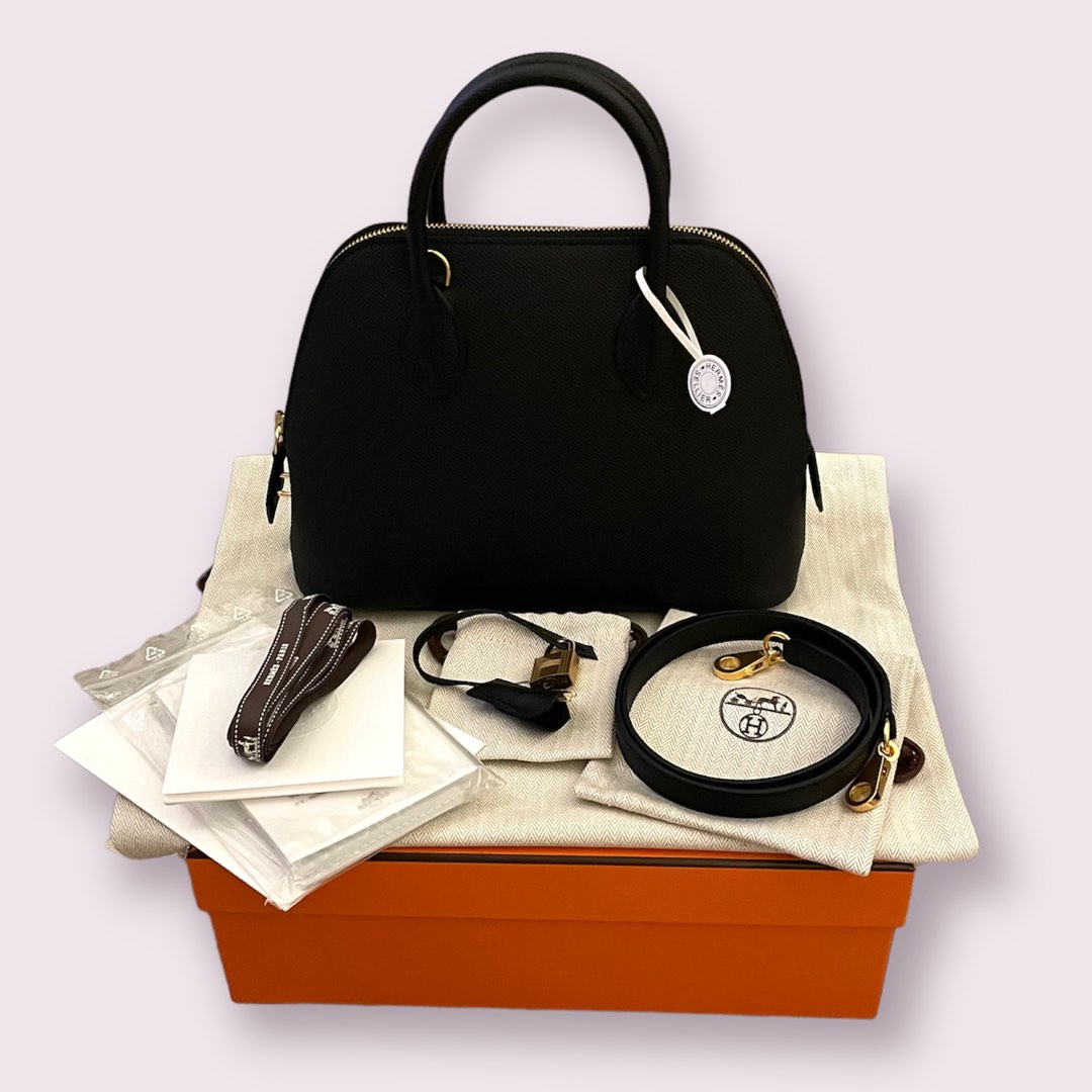 Hermes Bolide 25 Noir , Luxury, Bags & Wallets on Carousell