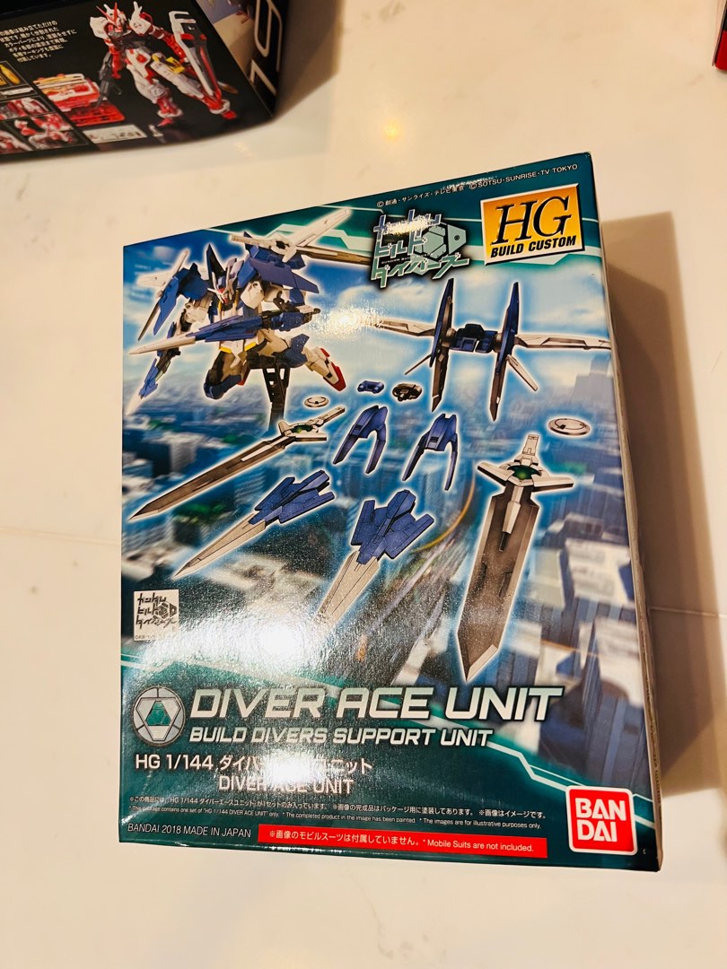 HG Gundam Diver Ace Unit Build Divers Support Unit, Hobbies & Toys ...