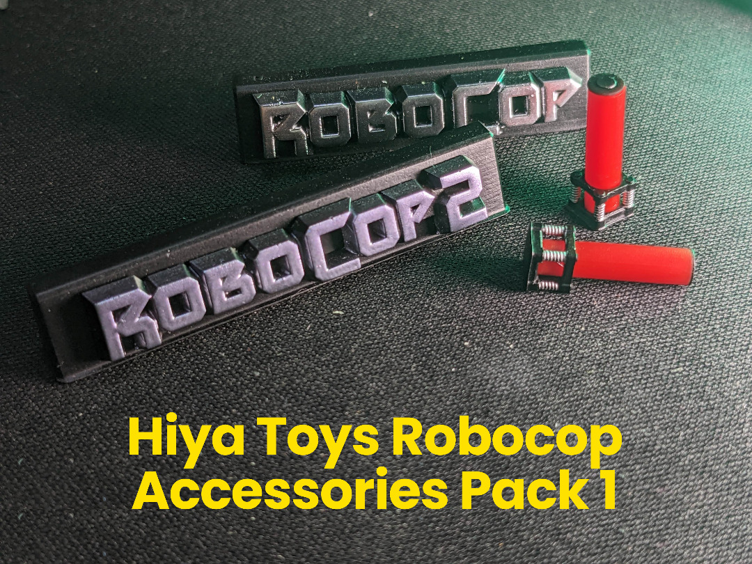 Hiya Toys Robocop & Robocain Accessories pack 1, Hobbies & Toys, Toys ...