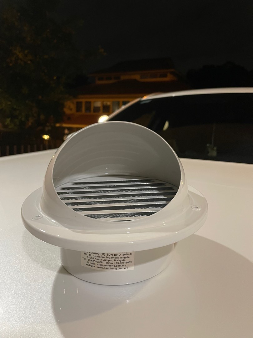 Hood ducting cap cooker/exhaust or ventilation cap 6 inch (150mm), TV ...