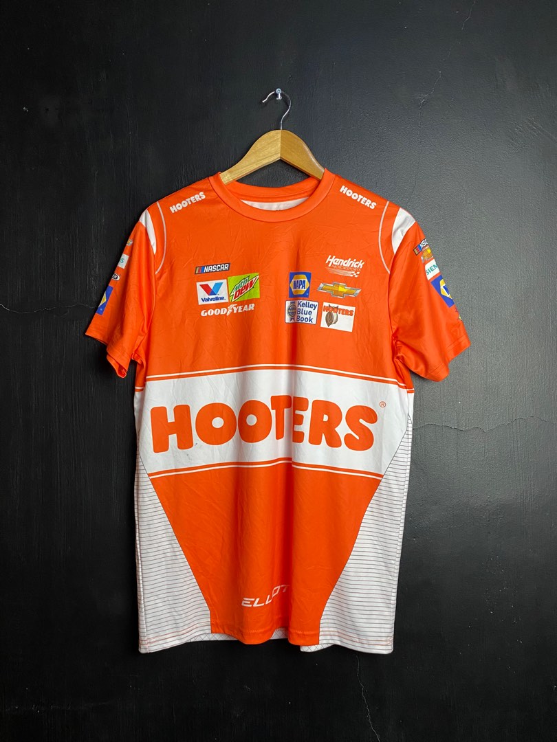 Hooters Racing Shirt, Men's Fashion, Tops & Sets, Tshirts & Polo Shirts ...