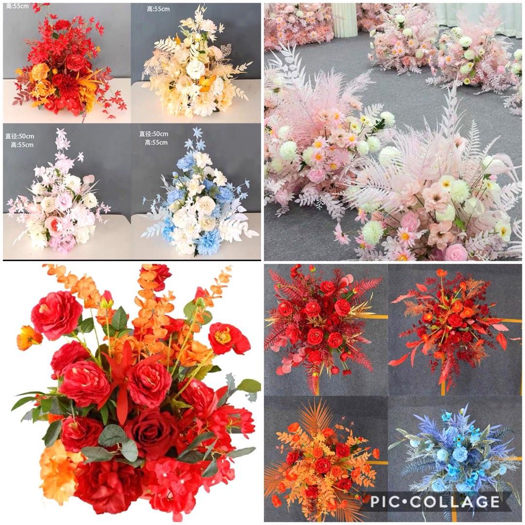 Huamama Wedding Decoration / Rom Flower arrangement / Artificial Flower ...