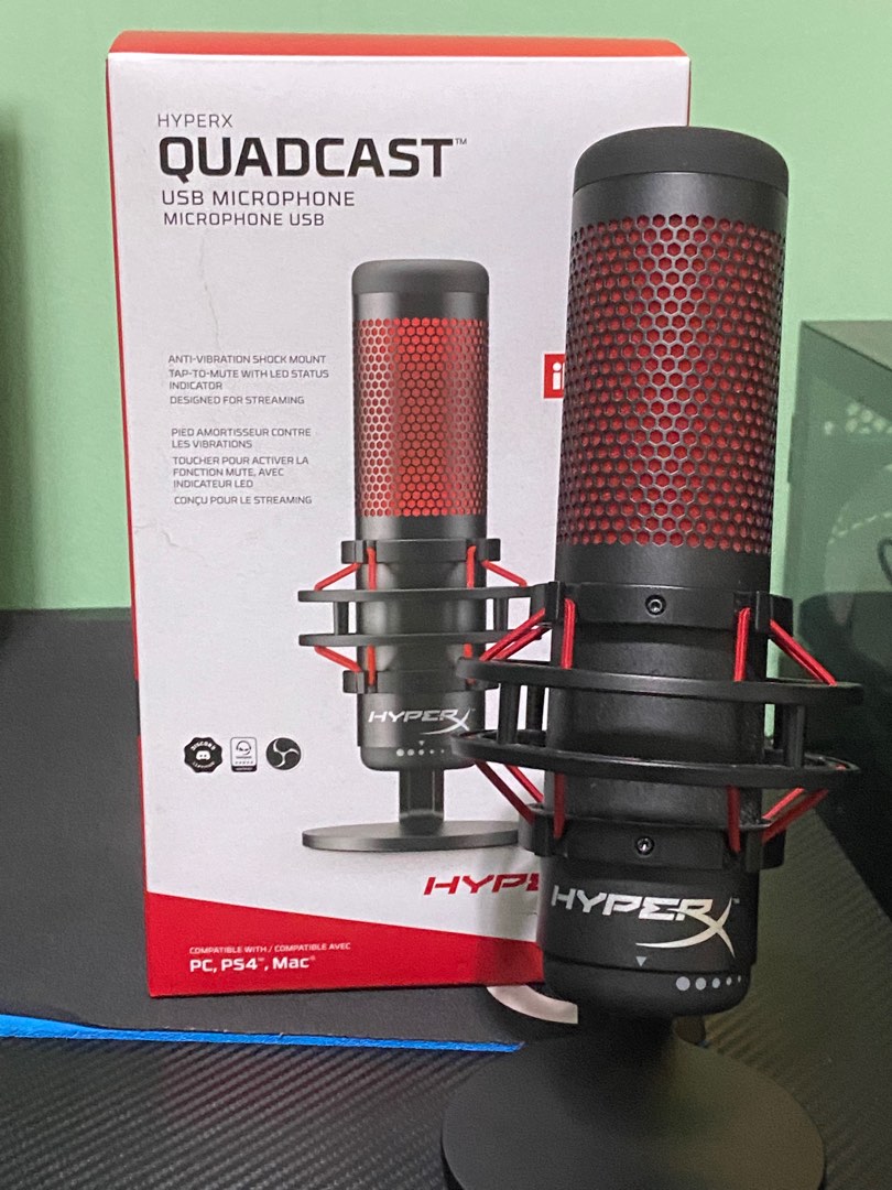 HyperX Quadcast, Audio, Microphones on Carousell
