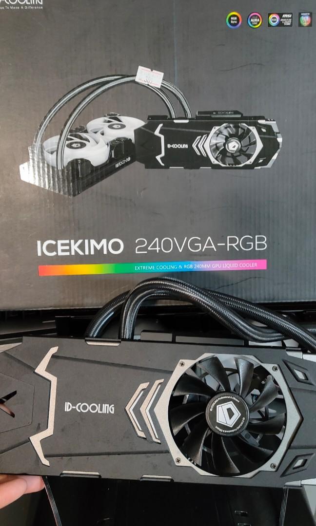 ID COOLING ICEKIMO 240VGA RGB, Computers & Tech, Parts & Accessories ...