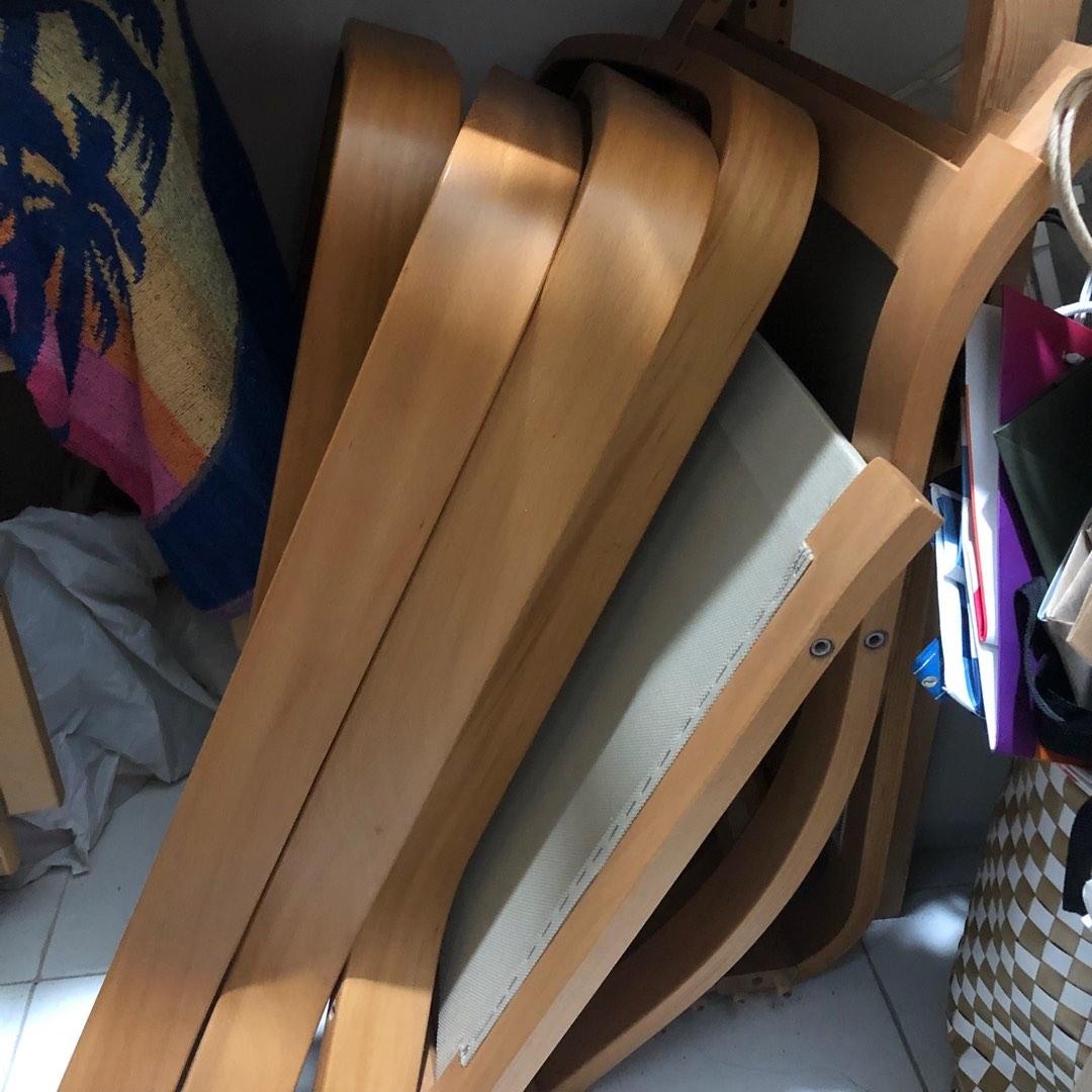IKEA Poang Chair Frame, Furniture & Home Living, Furniture, Chairs on ...