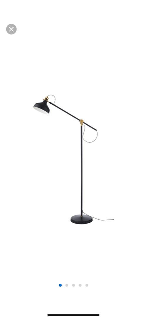 IKEA RANARP Floor lamp, Furniture & Home Living, Lighting & Fans ...