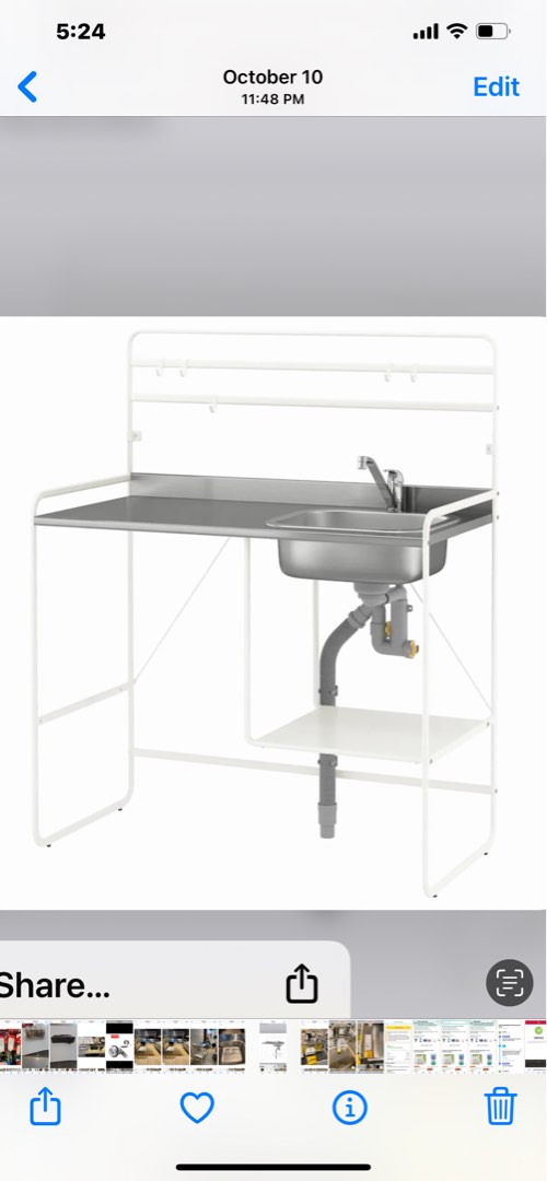 IKEA SINK, Furniture & Home Living, Bathroom & Kitchen Fixtures on ...