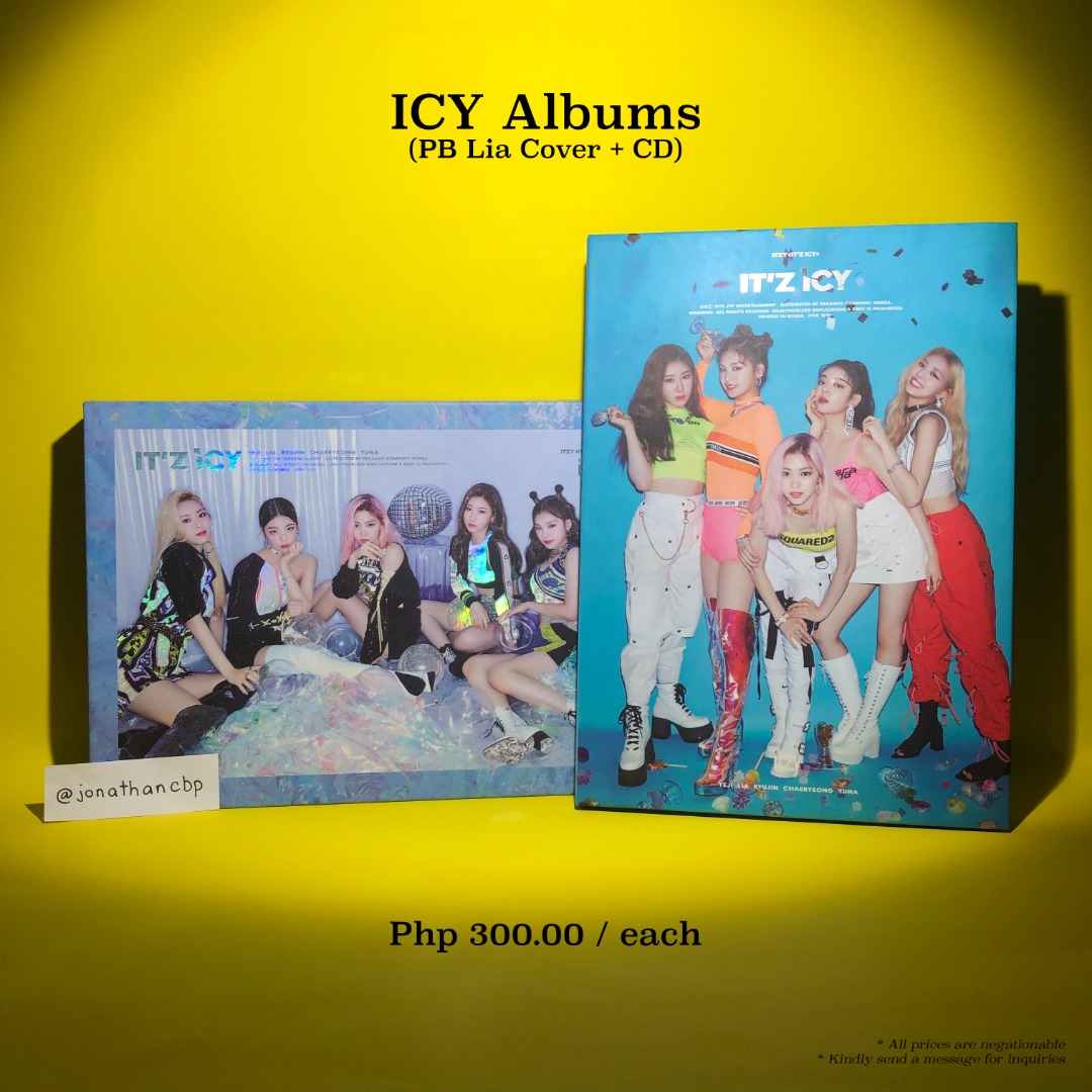 ITZY ICY Albums, Hobbies & Toys, Memorabilia & Collectibles, K-Wave on ...