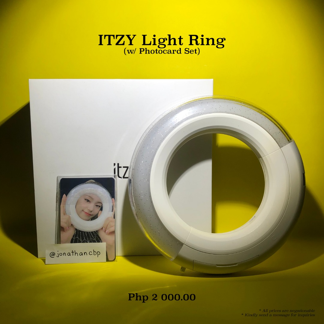 ITZY Light Ring, Hobbies & Toys, Memorabilia & Collectibles, K-Wave on Carousell