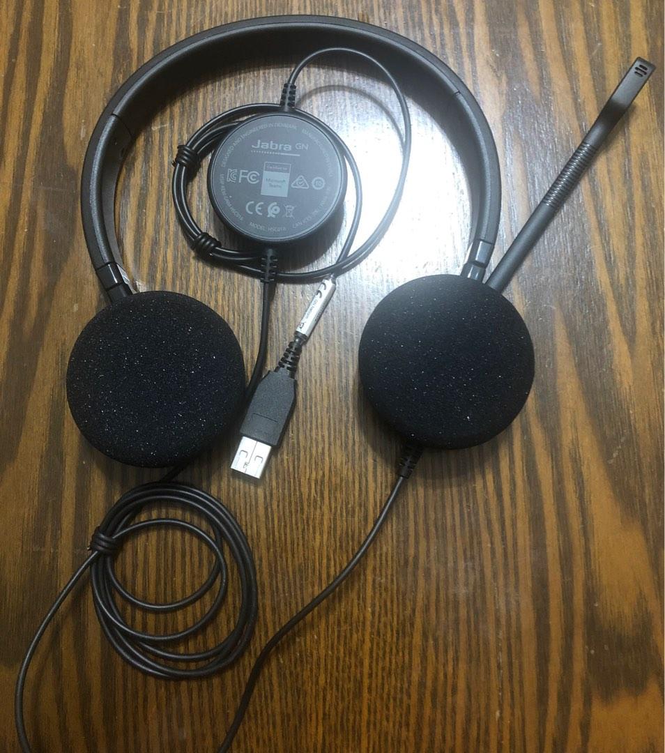 Jabra Evolve Ms Usb Headset With Stand Audio Headphones Headsets On Carousell