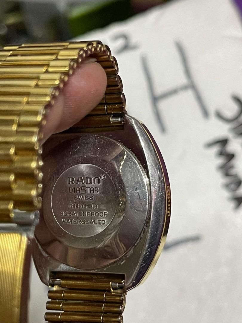 Jam Tangan Rado Diastar Corak Bintang, Women's Fashion, Watches ...