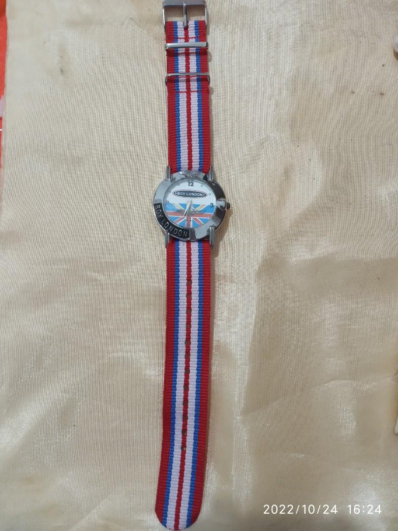 Jam Tangan Vintage Klasik Boy London Original, Fesyen Pria, Jam Tangan ...