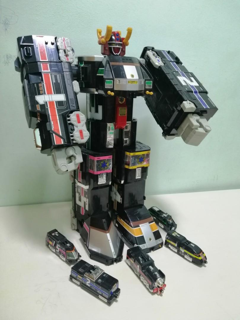 Japan version power rangers DX Grand Liner Super Train Megazord Power ...